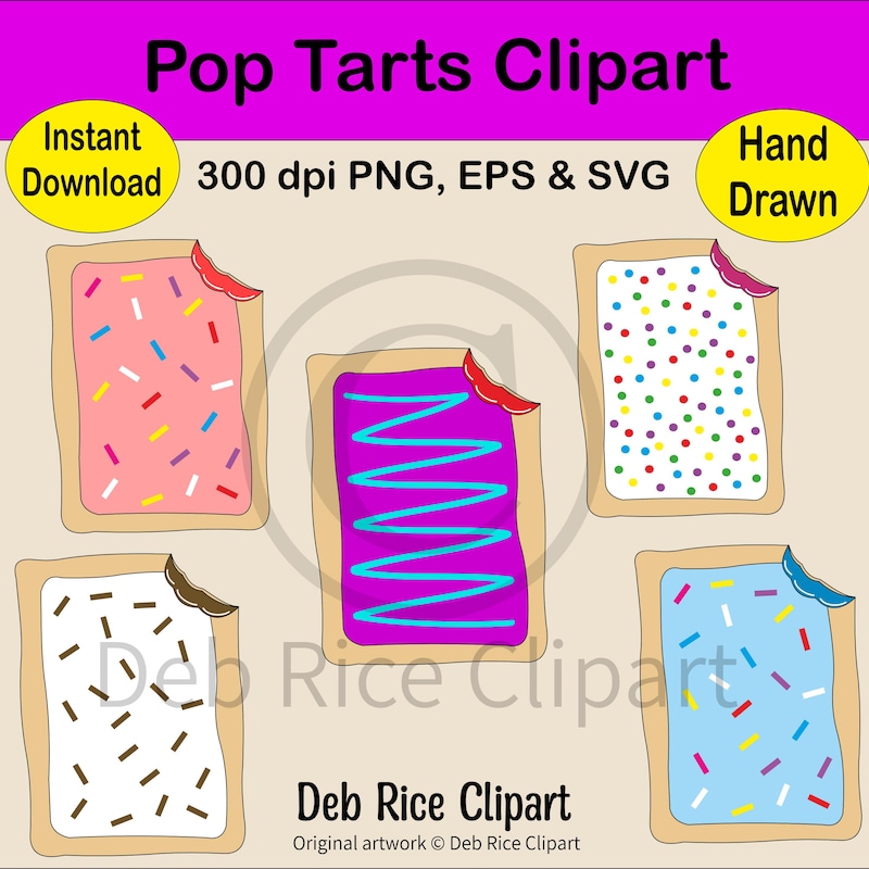 Pop Tart for Kids - Etsy UK