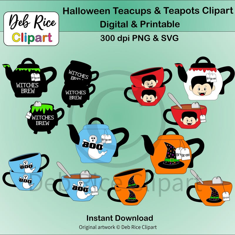 Halloween Teapot - Etsy