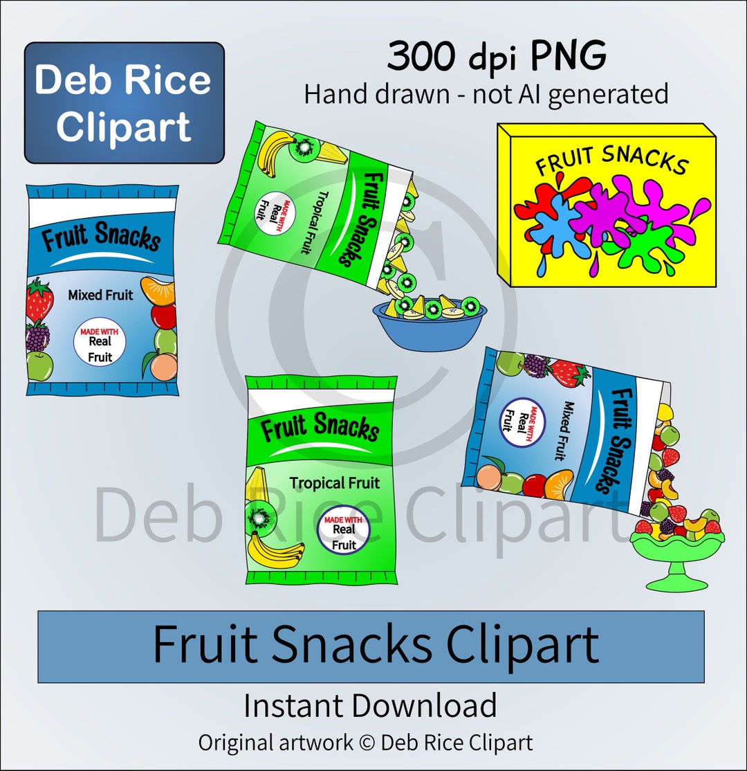 Fruit Snacks PNG Clipart Mixed Fruit Bag, Tropical Fruit Bag, Fruit ...