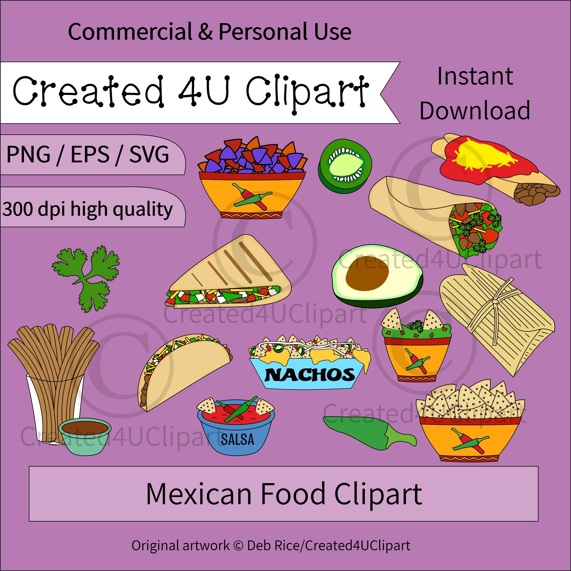 Mexican Nachos Clipart