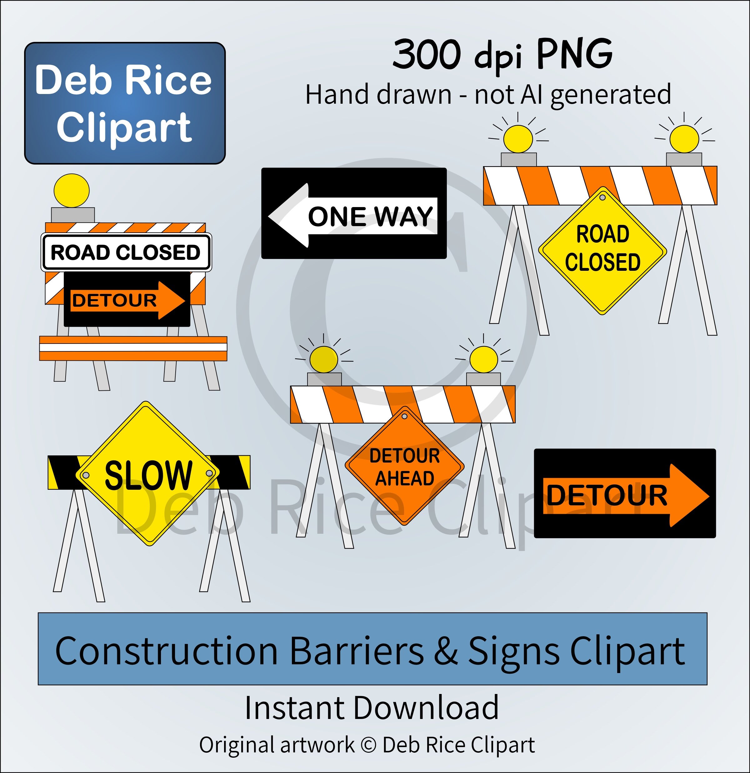 Construction Barriers & Signs PNG Clipart Road Closed, Construction ...