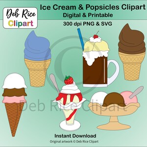Ice Cream and Popsicles Clipart Orange Creamsicle, Soft Serve Ice Cream ...