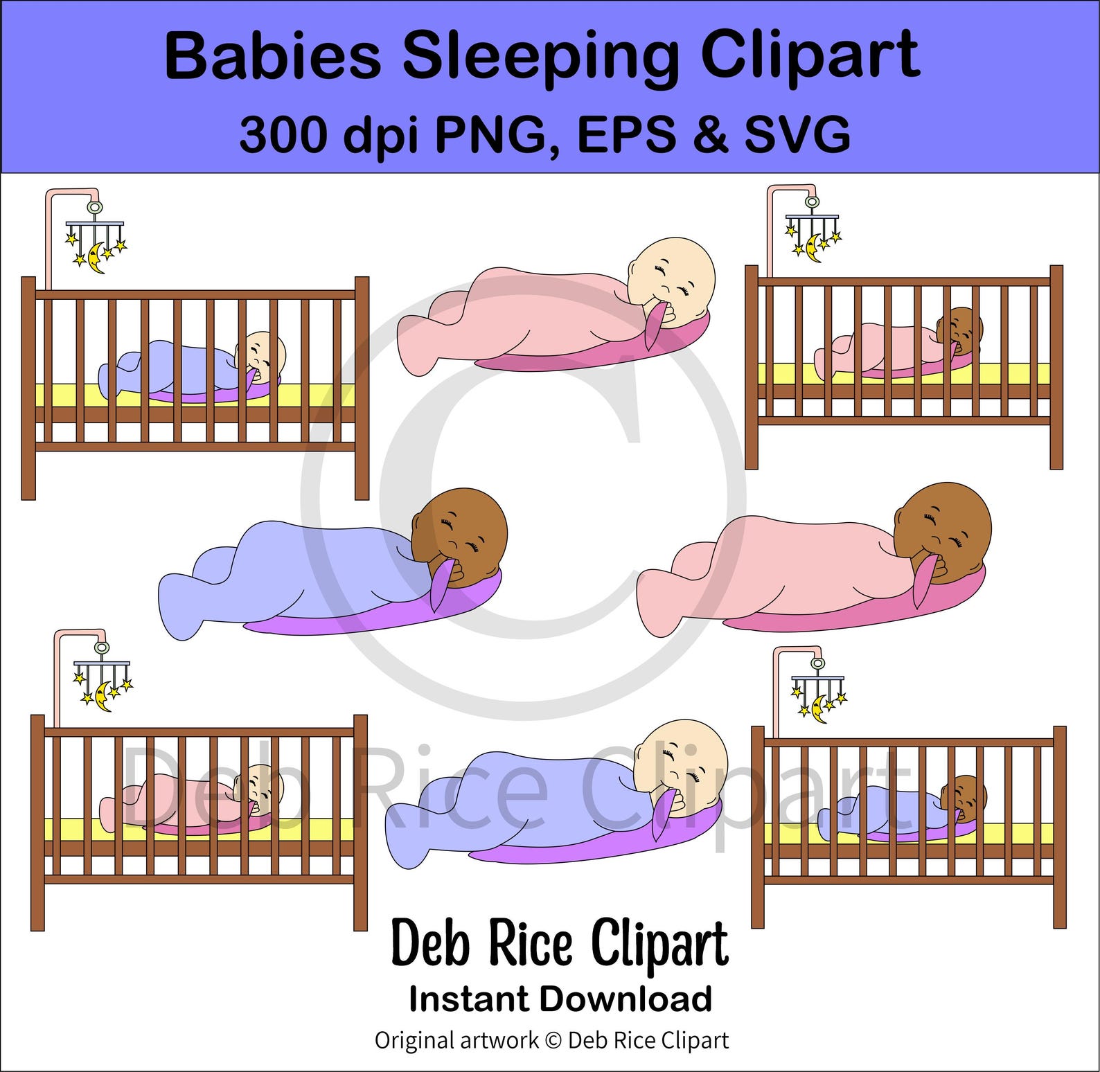 Babies Sleeping Clipart - Babies Sleeping, Babies Sleeping in Crib ...