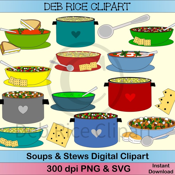 Soup Svg - Etsy