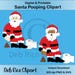Santa Pooping Clipart White Santa Pooping, Black Santa Pooping, Gag ...