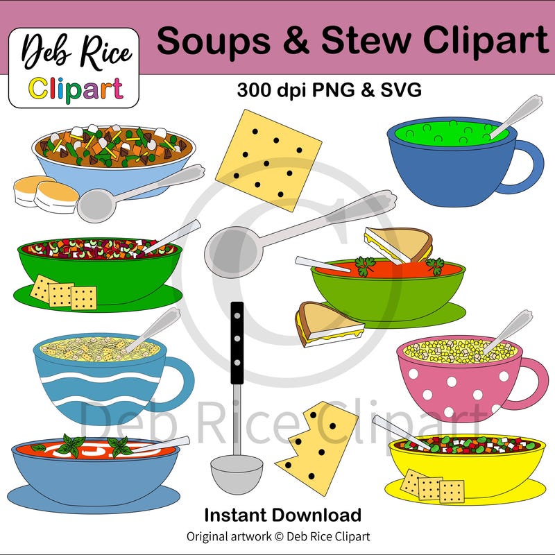 Soup Svg - Etsy