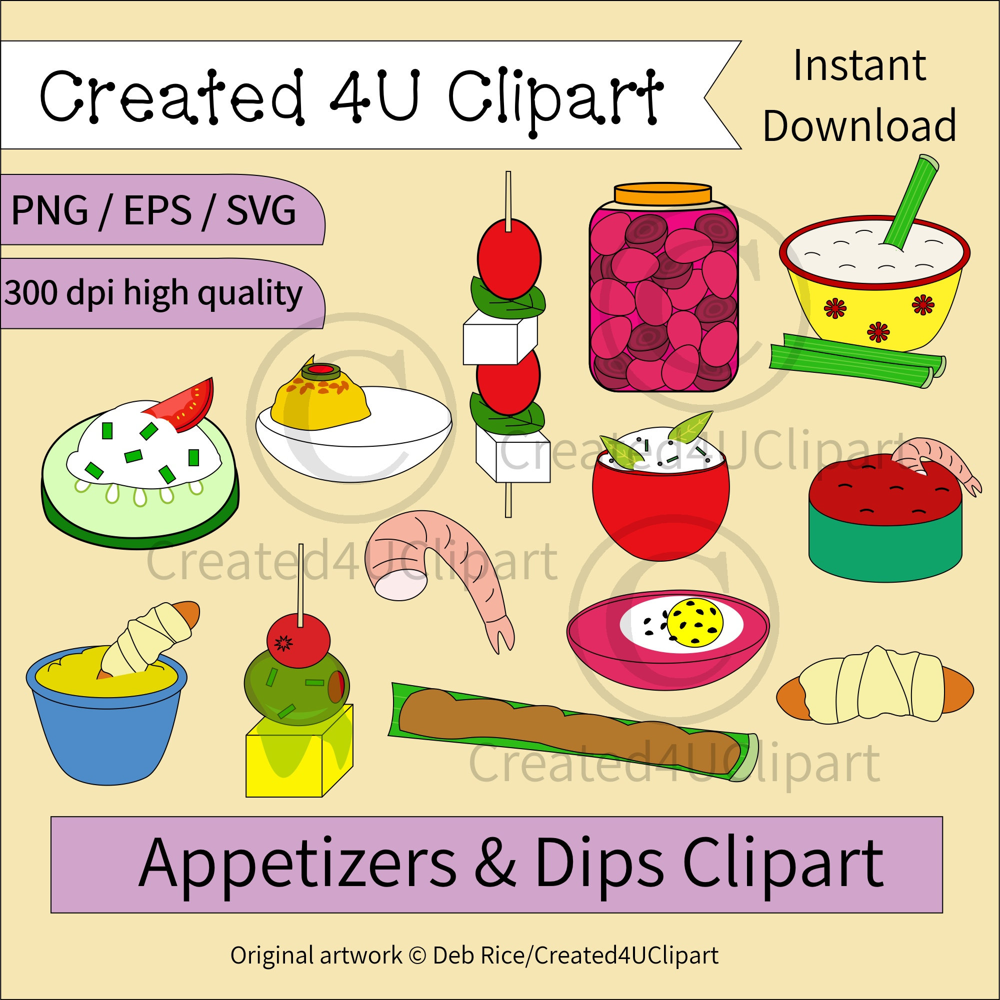 Appetizers Clipart