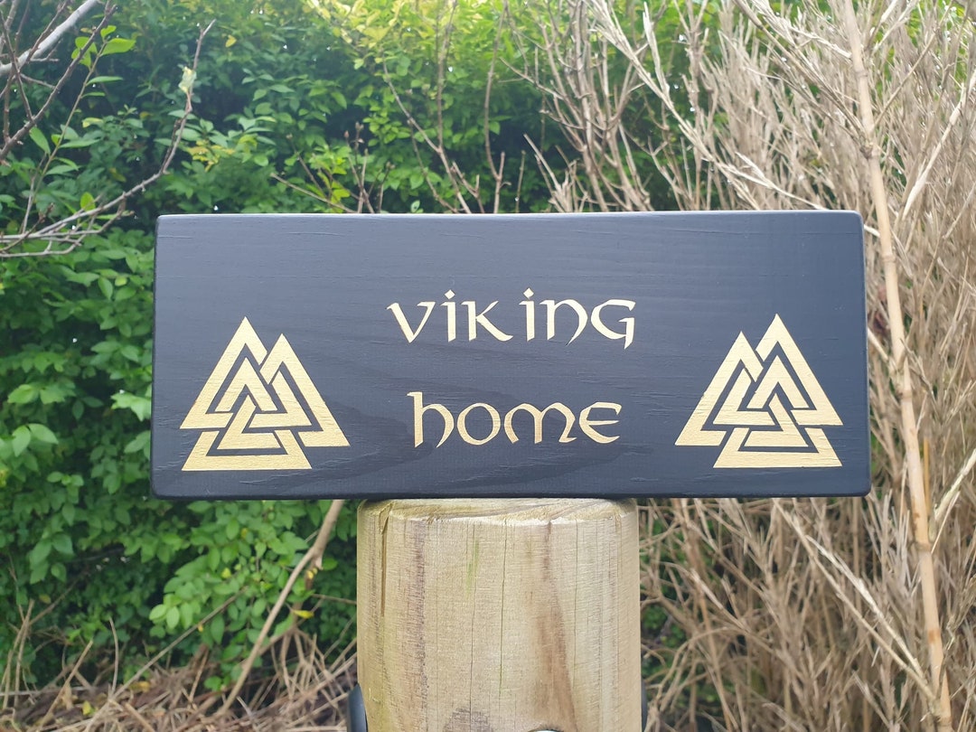 Viking Handmade Home Sign - Etsy UK