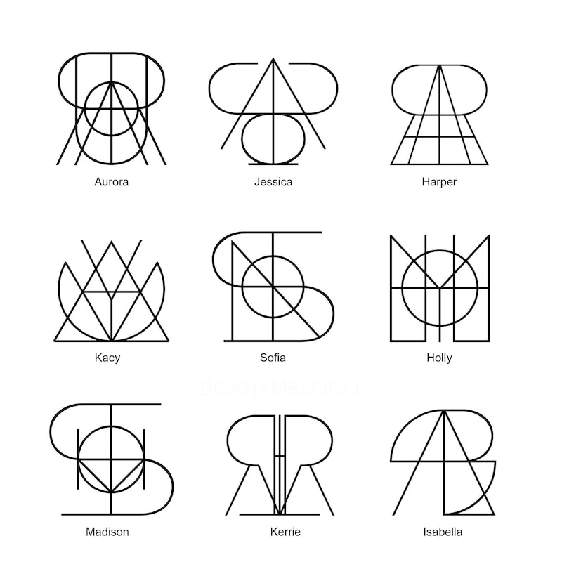 Printable Pdf Monogram - Etsy
