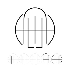 Custom Geometric Name Logo Design: Minimalist Tattoo Art - Etsy