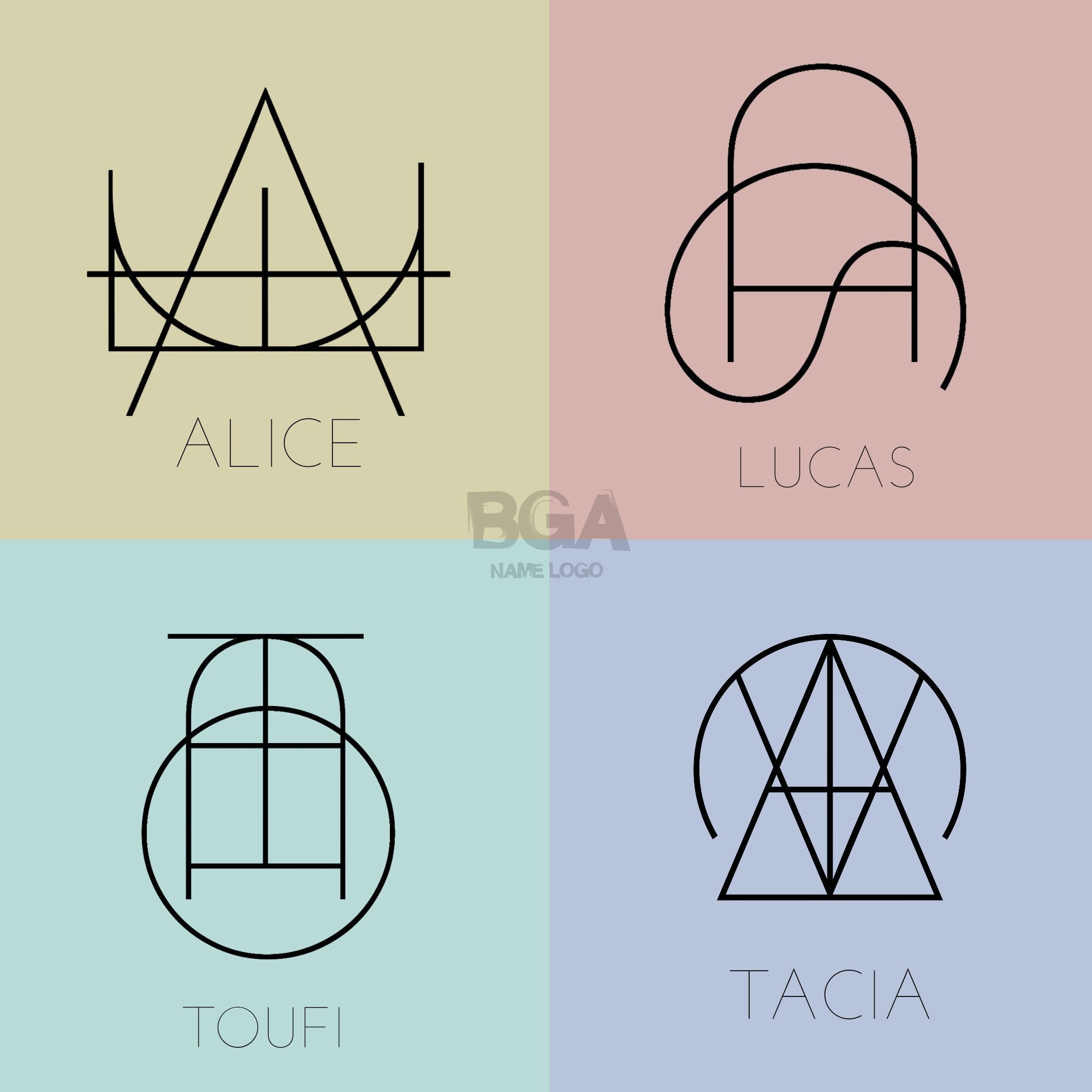 Name Logo /custom Name Logo Tattoo Design / Ready Logo / - Etsy