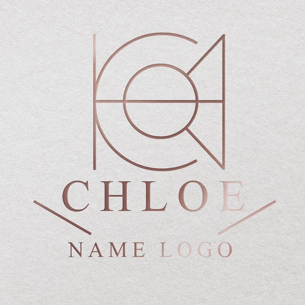 Overlap Letters Logo - Etsy