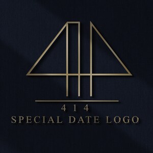 Special Date Logo, Wedding Date Monogram, Birth Time Logo Tattoo ...