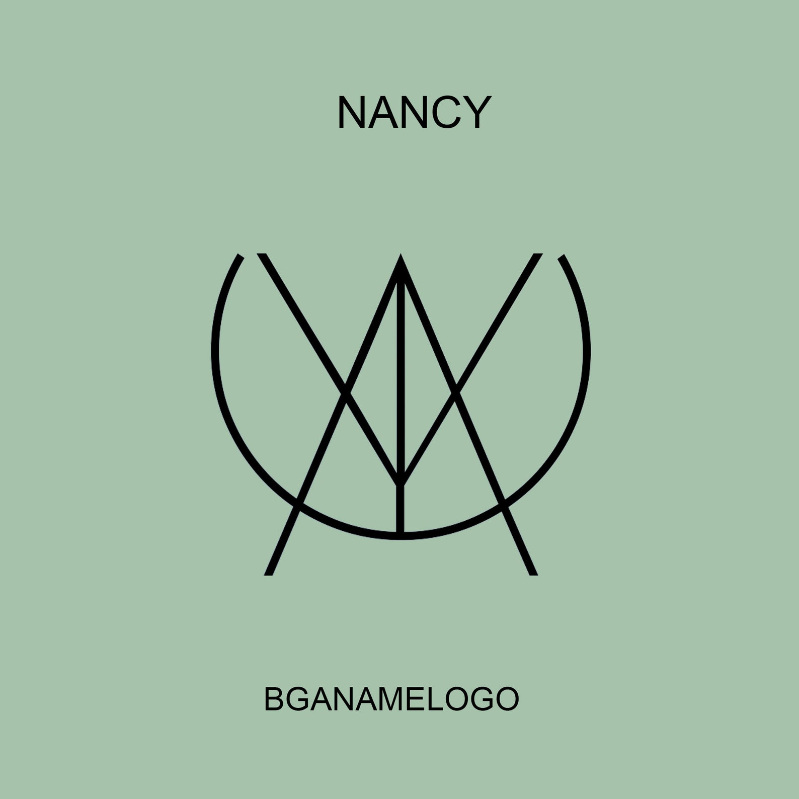 Minimalist Initials Logo: Custom Overlapping Letters (digital Download ...