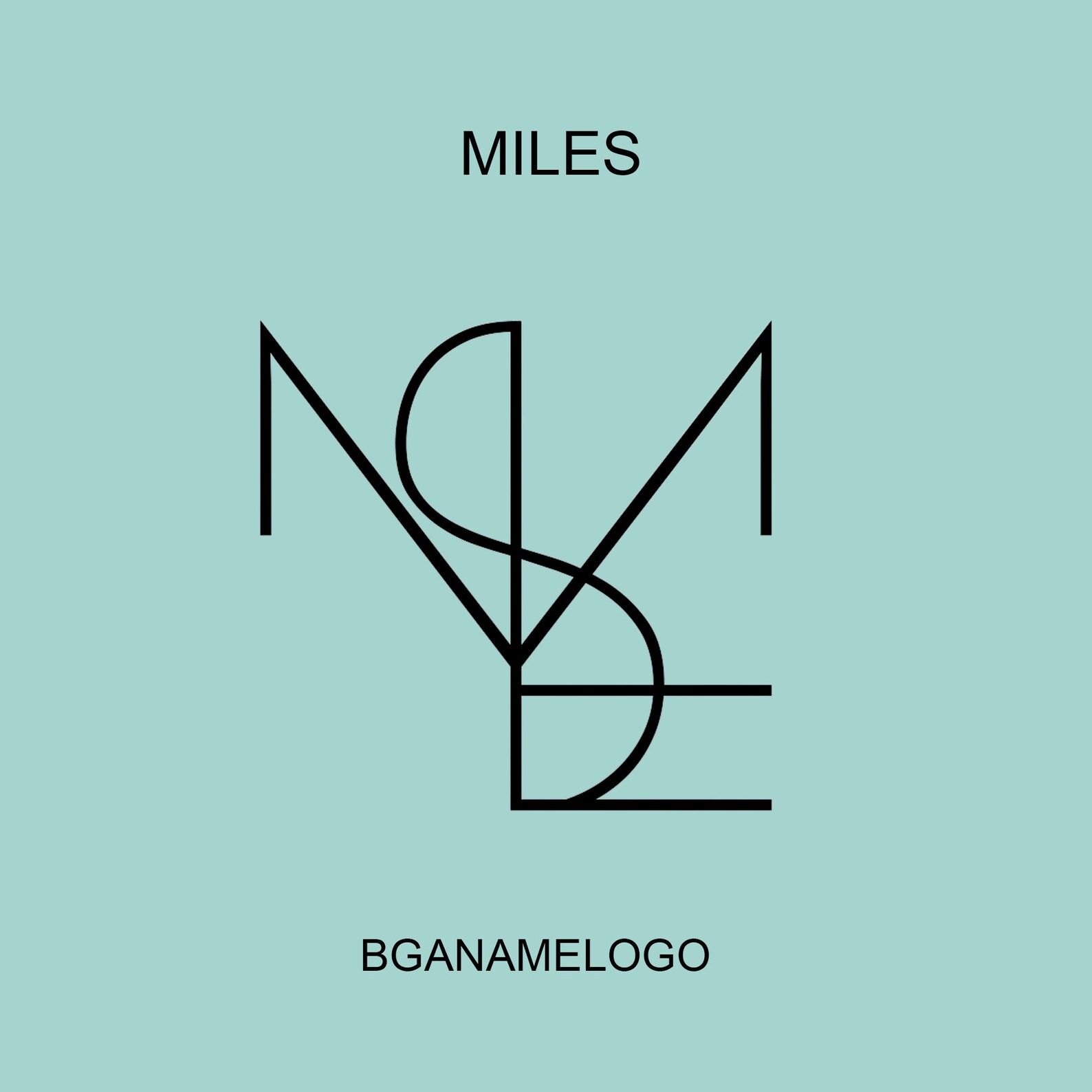 Tiktok Minimalist Modern Initials Logo Overlapping Letters - Etsy