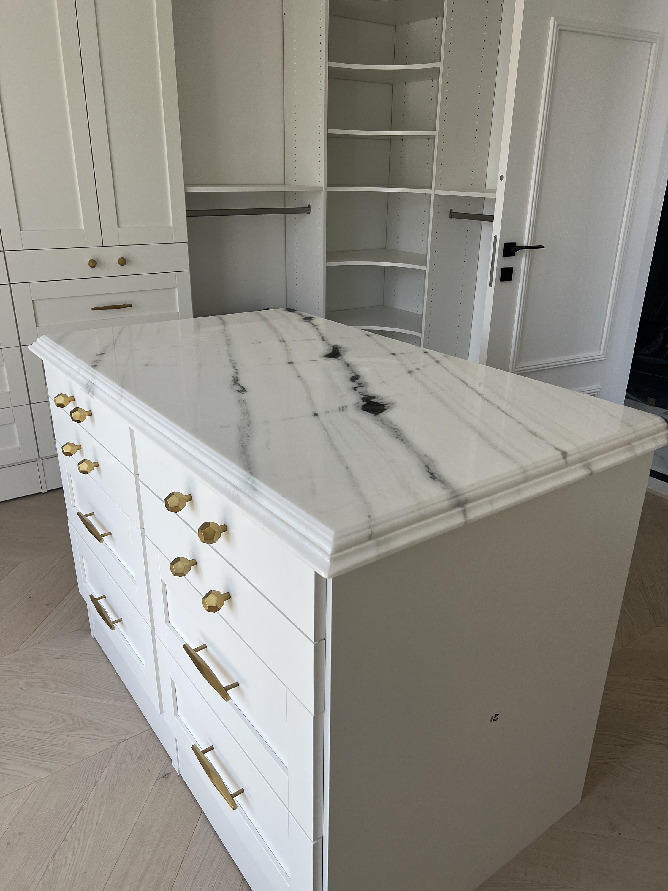 Floor Mount Closet System With Toe Kick, Closet System, Walk in Closet ...