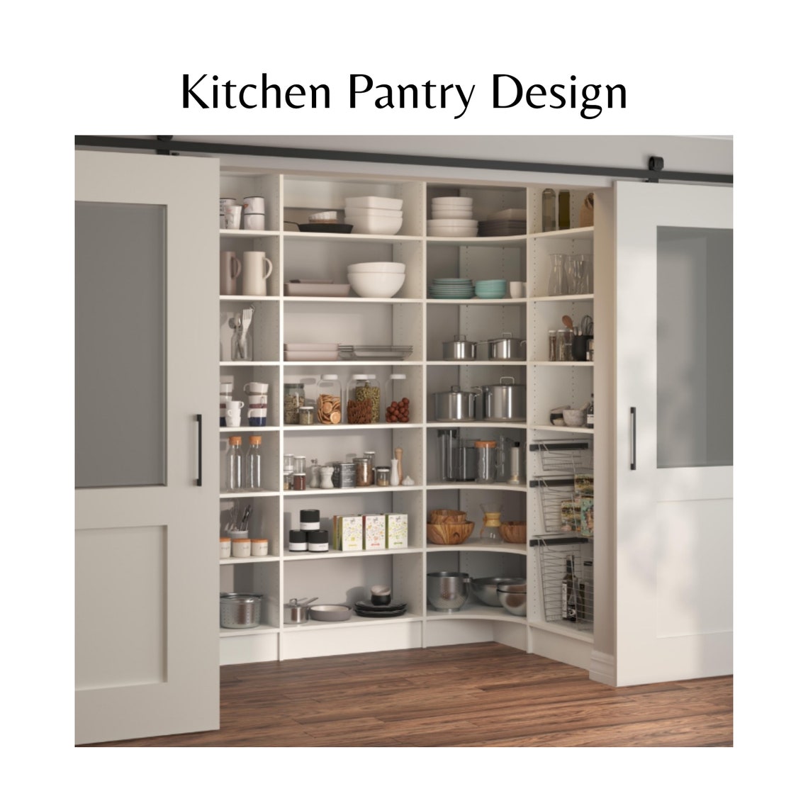 Pantry Custom Closet, Reach-in Closets, Bedroom Closet, White Shaker ...