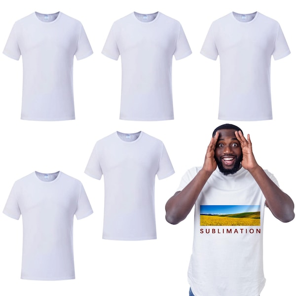 White 4x Sublimation T Shirts - Etsy