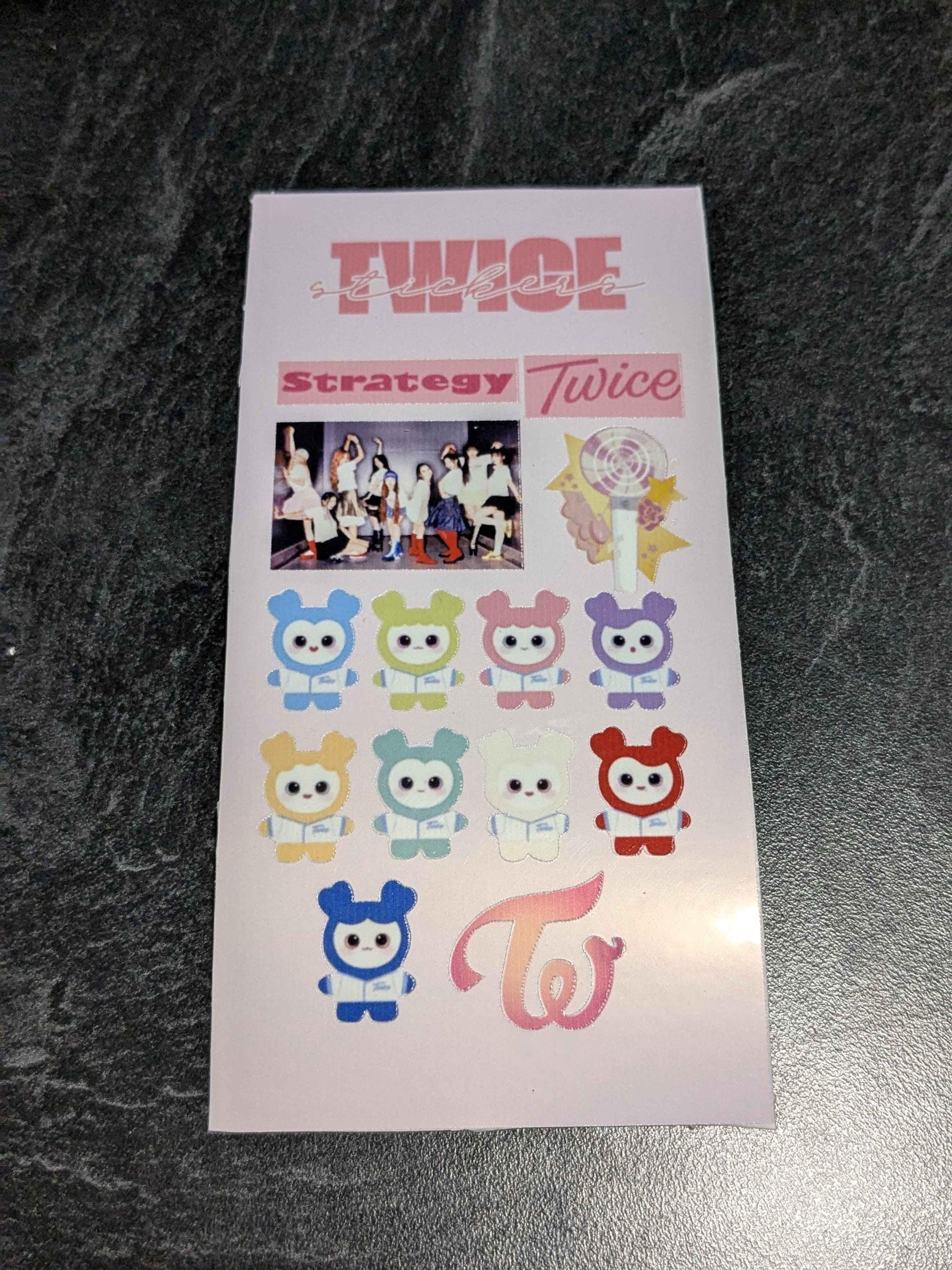TWICE K-pop Sticker Sheet | Cute Fan Art Stickers | Perfect for ...