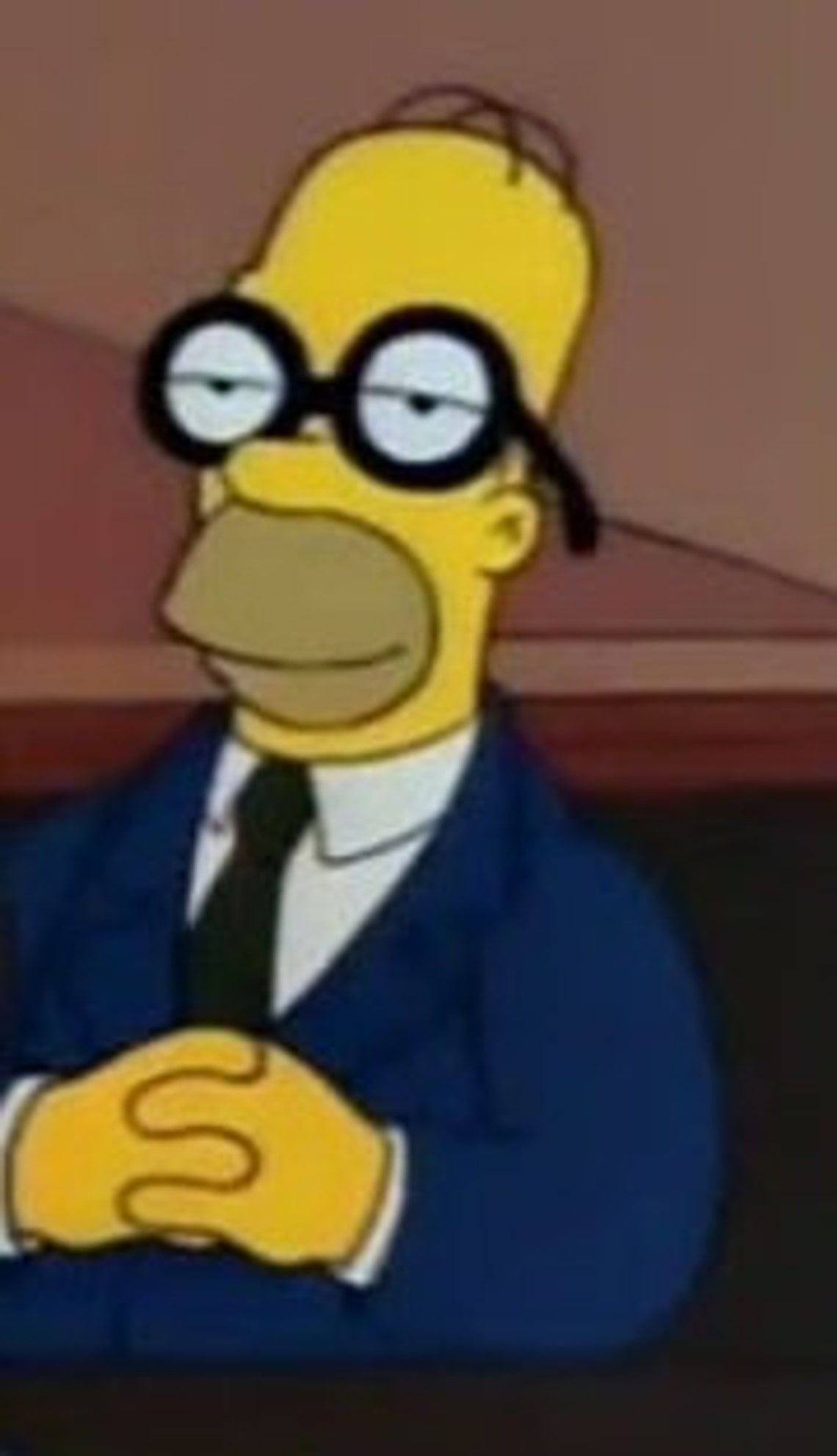 Homer Simpson Glasses The Simpsons Black Framed Clear Lens Fancy Dress Costume Vintage Retro Old
