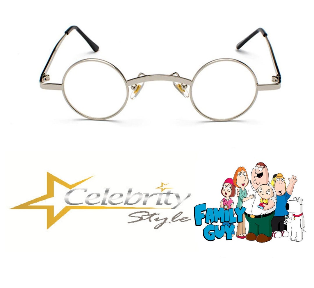 Family Guy Glasses Peter Griffin Small Clear Lens Vintage Style Silver ...