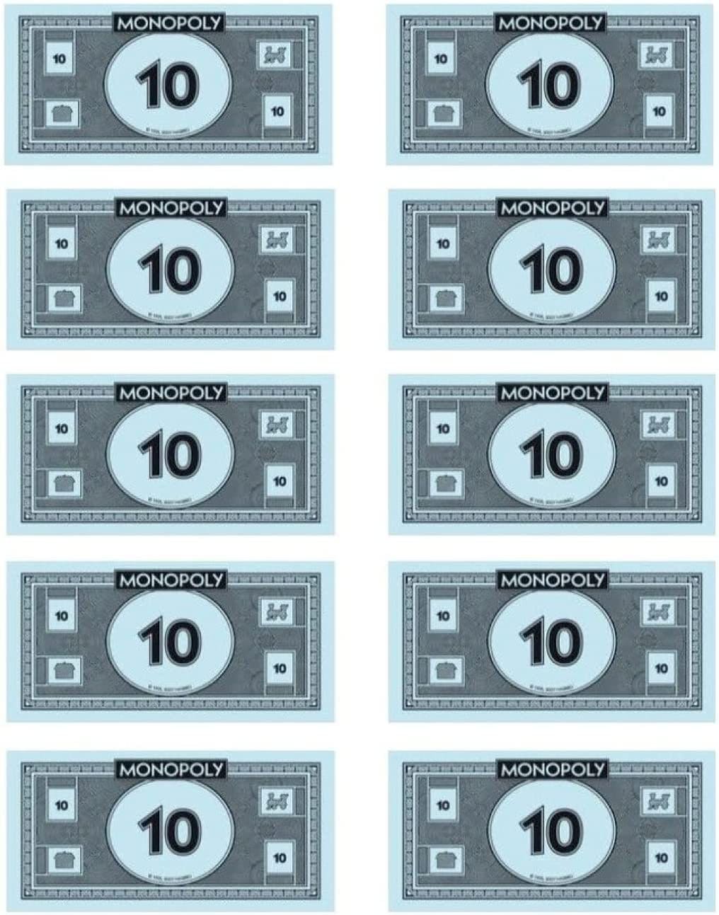 Monopoly Money 10