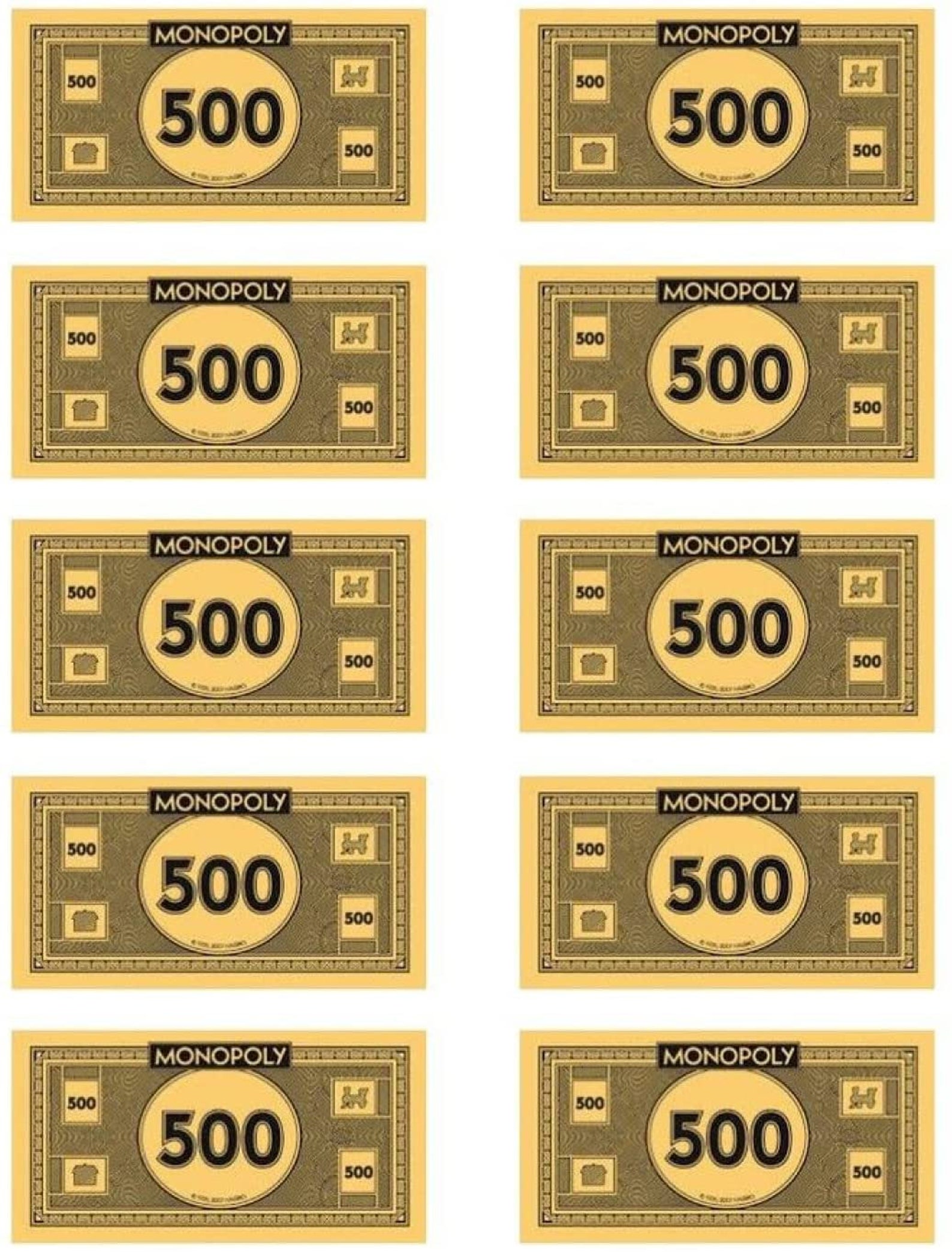 Monopoly Money Repuestos Juego Efectivo Wonga Billetes Moneda - Etsy España