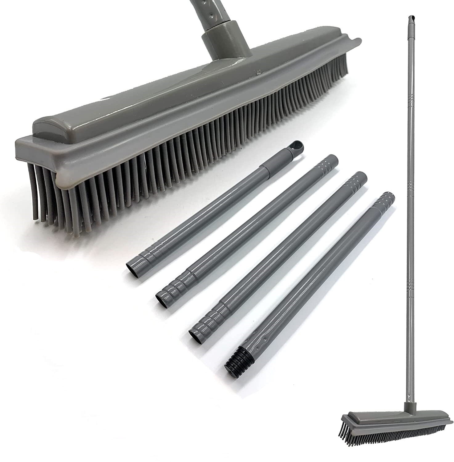 Lazy Lawn Grass Broom and Brush Set Rubber Bristles Brush 2g - Etsy UK