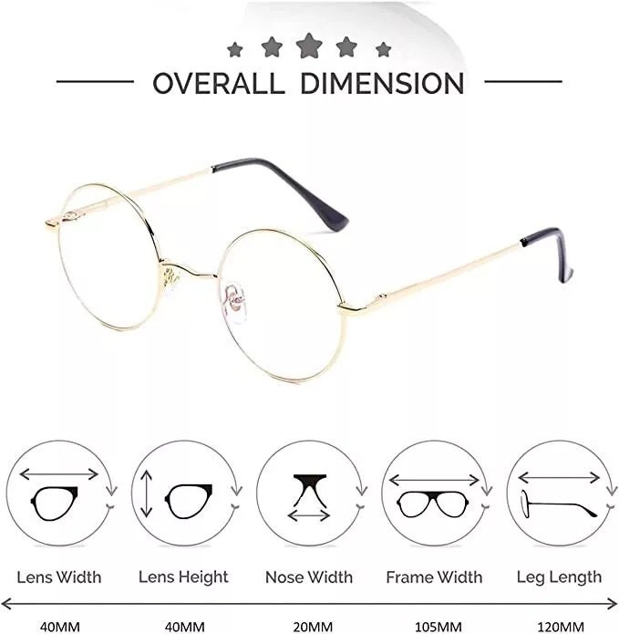 Thomas Shelby Glasses Peaky Blinders Small Clear Lens Vintage Style ...