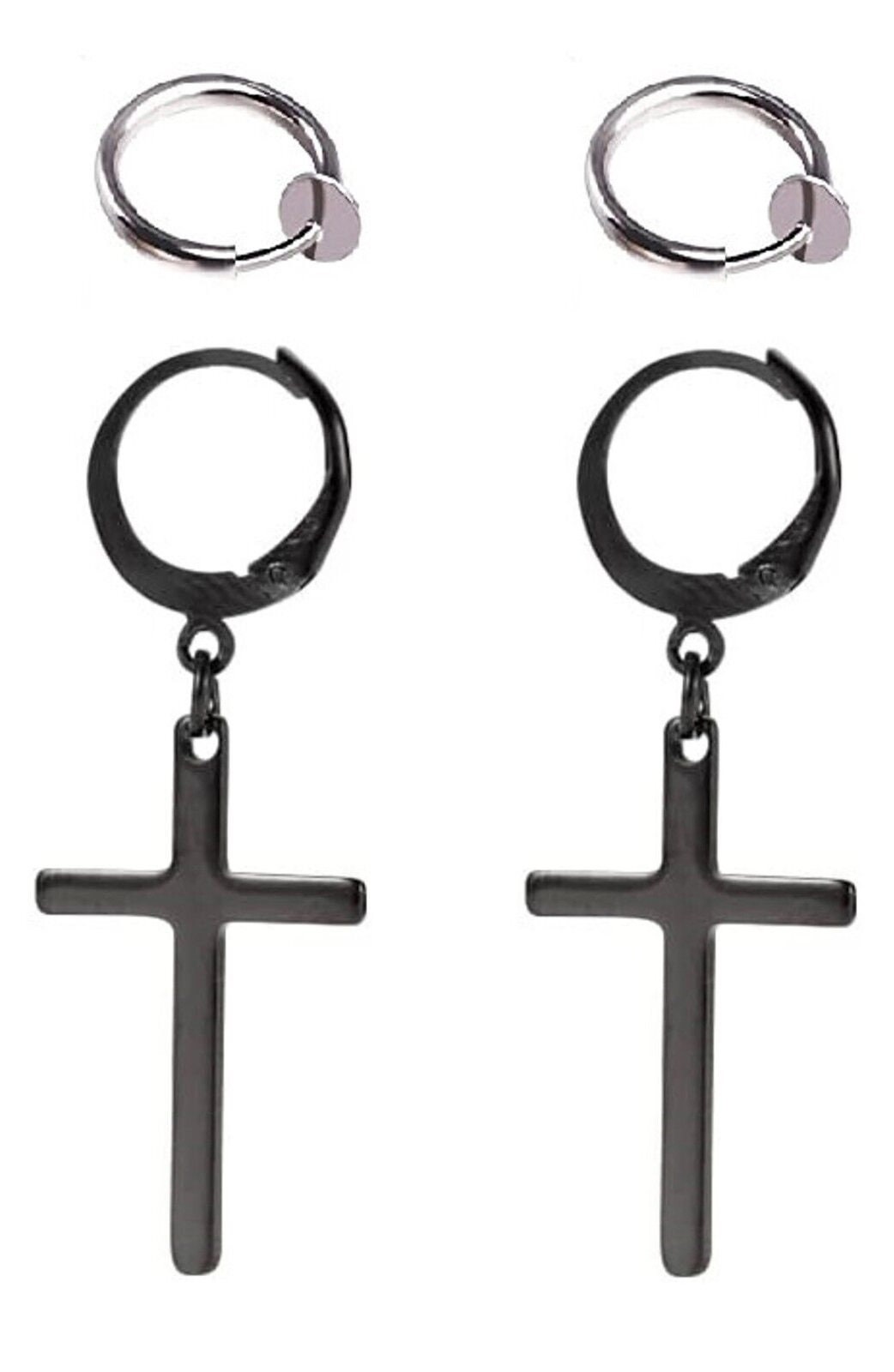 Ozzy Osbourne Wig and Sunglasses and Ear Rings Black Prince of - Etsy