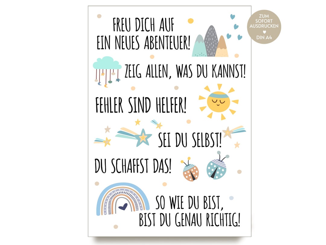 School Enrollment Poster Boho to Print Out, School Enrollment Picture ...