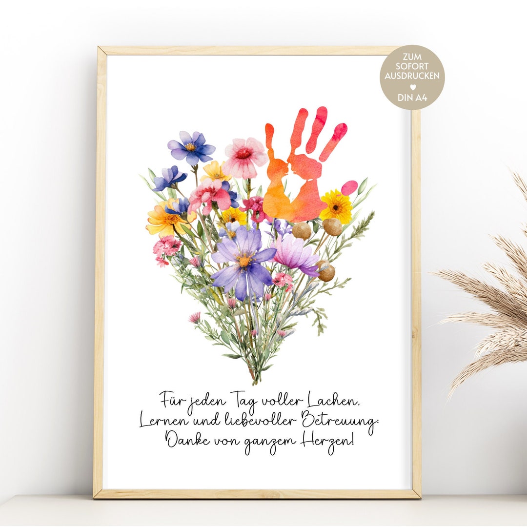 Abschiedsgeschenk Tagesmutter Erzieherin Dankeschön Geschenk Abschied ...