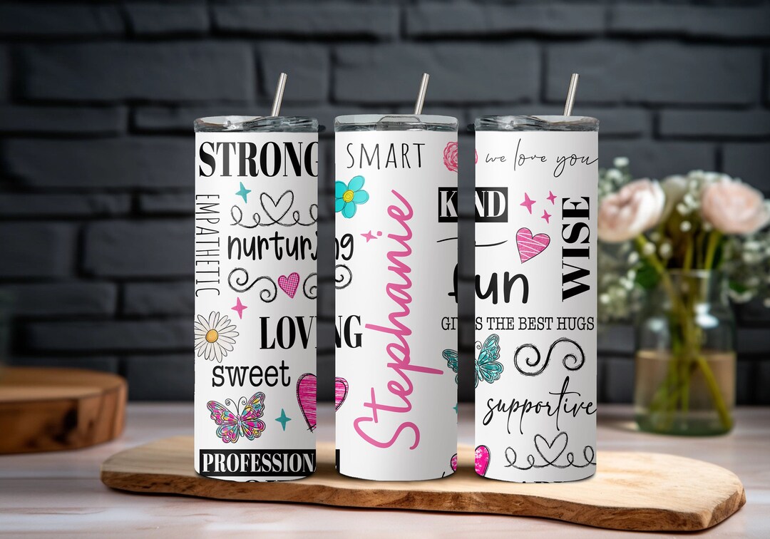 Positive Affirmation Tumbler Personalized Affirmation Tumbler 20oz