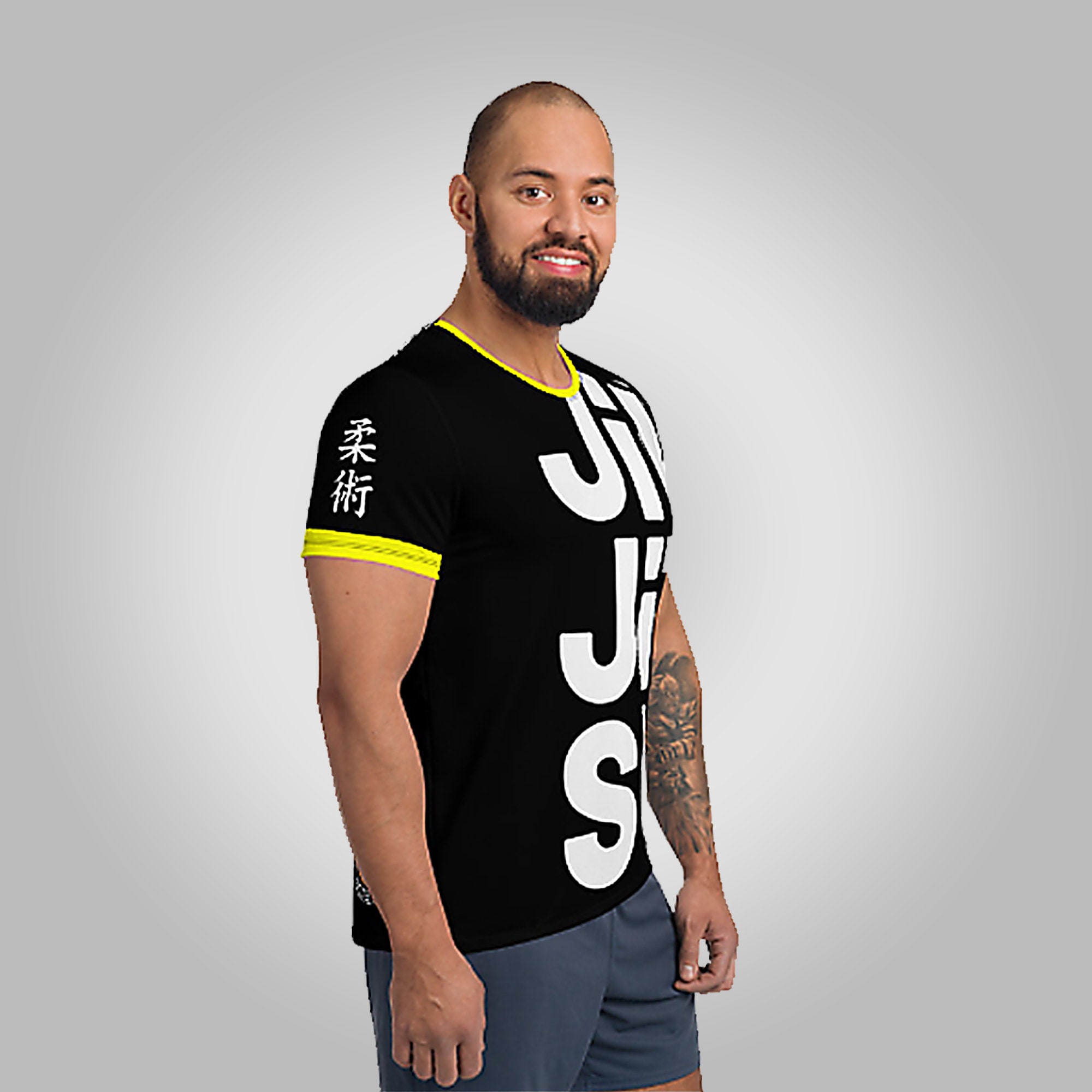 Brazilian Jiu Jitsu Rash Guard | Japanese Characters | Compression ...