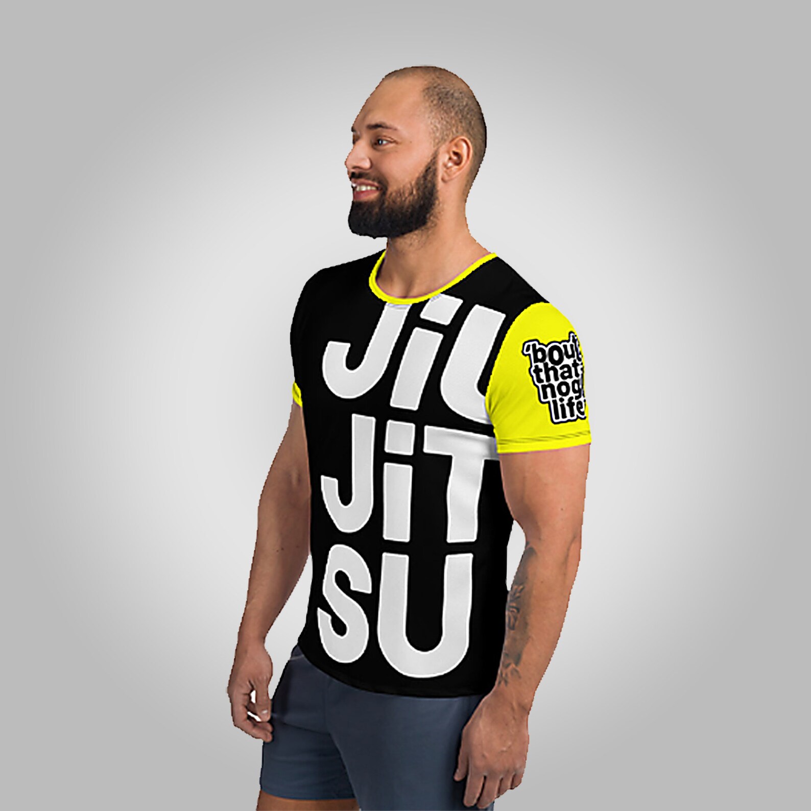 Brazilian Jiu Jitsu Rash Guard | Japanese Characters | Compression ...