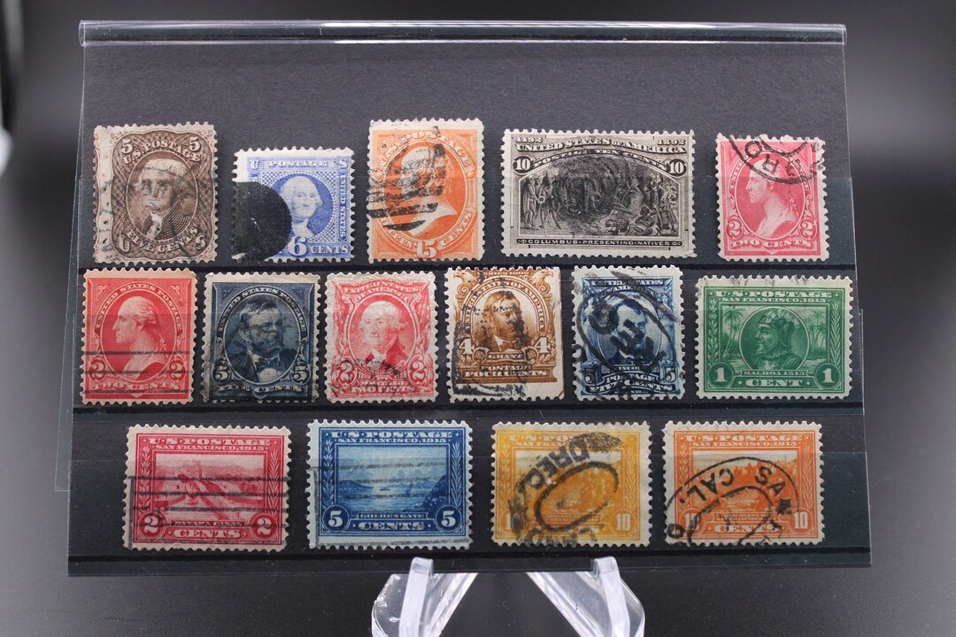 Old US Stamps, Mixed Collection of Used Stamps From 1861-1913, Scott ...