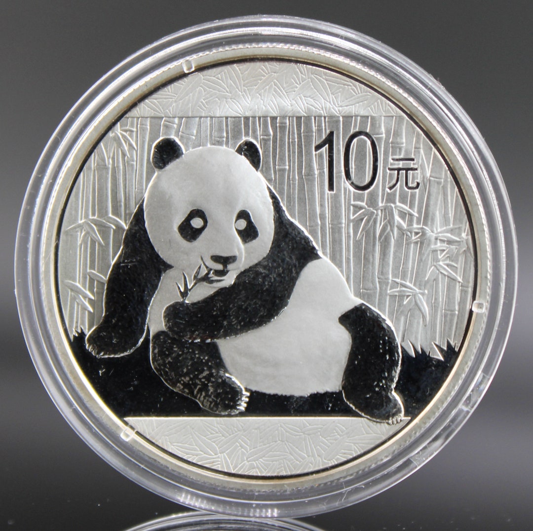 2015 China PANDA With BAMBOO Temple of Heaven 10 Yuan 1 Oz .999 Silver ...
