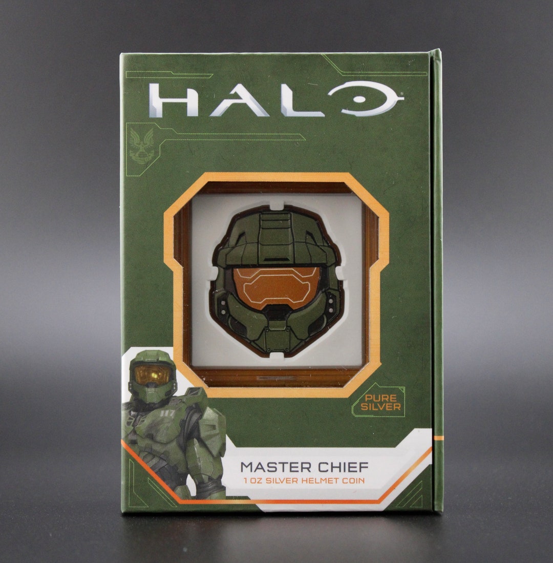 2021 Niue Master Chief Helmet Coin - Halo 20th Anniversary 1oz .999 ...