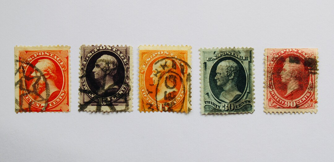 Old US Stamps, 1873 Continental Bank Note With Secret Marks Scott #160 ...