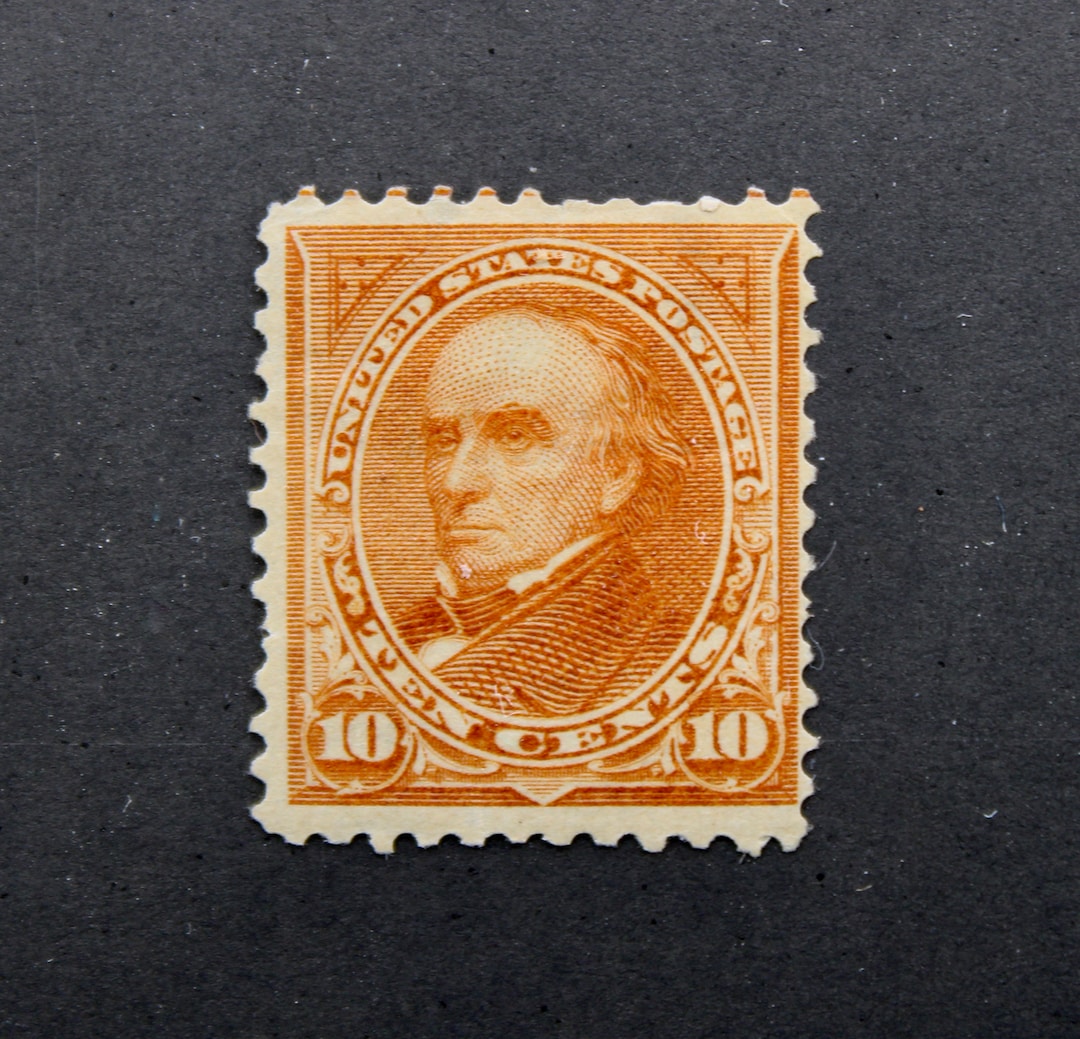 Old US Stamp, Series of 1898-99 Webster 10cent Scott 283 type 2 Mint ...