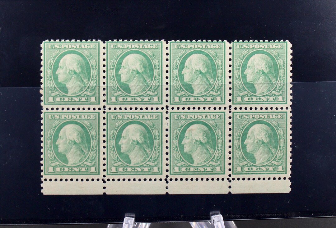 Old US Stamps, 1919 Coil Waste Stamps, Perf. 11x10, Scott #538 Mint ...