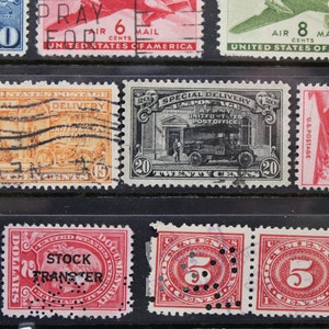 Old US Stamps, Back of Book Mixed Collection Scott # C7-C60, E4-E14 and ...