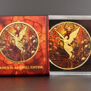 2023 Mexican Libertad - HELL, 24K Gold Gilded & Colorized 1 Oz .999 ...