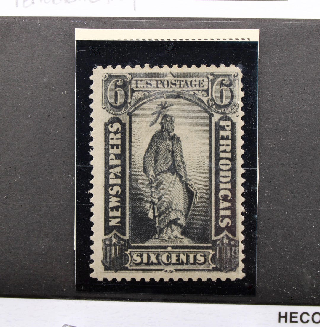 Old US Stamp, 1875 6-cent Newpaper and Periodical Stamp, Scott #PR12 ...