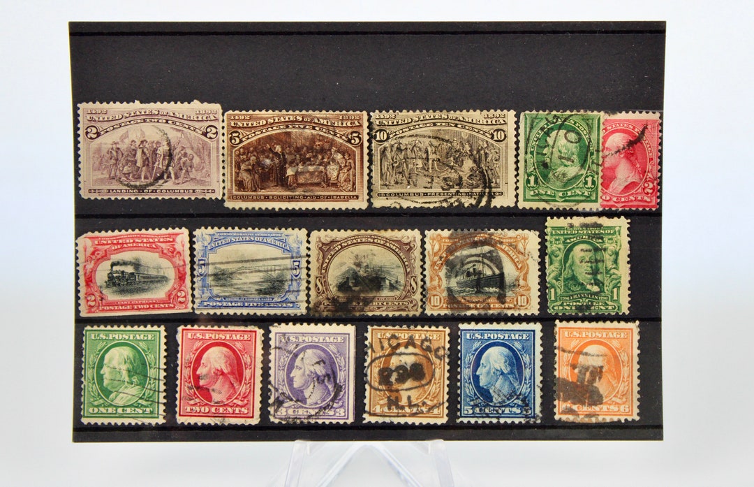 Old US Stamps, Mixed Collection of Used Stamps From 1893-1909, Scott ...