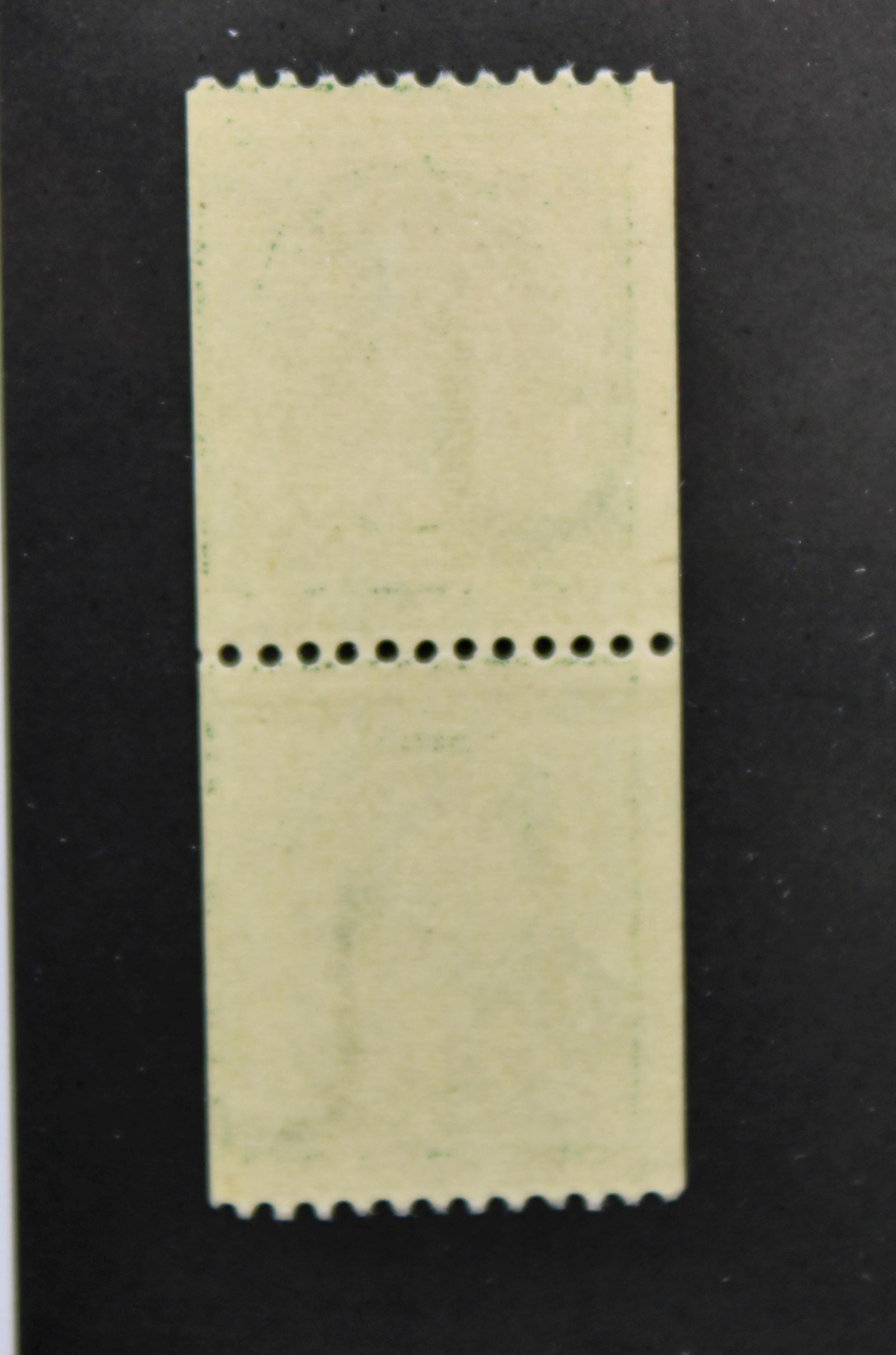 Old US Stamps, 1910 Horizontal Coil Stamps, Franklin 1cent, Scott #385 ...