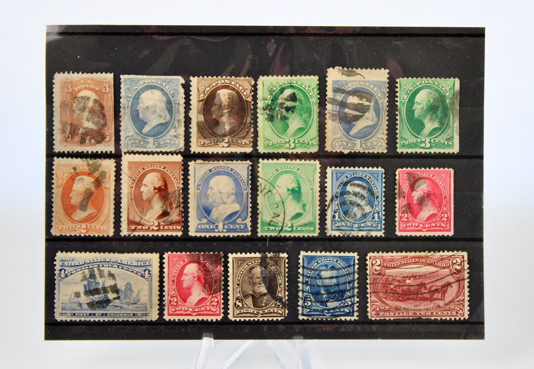 Old US Stamps, Mixed Collection of Used Stamps From 1867-1898, Scott ...