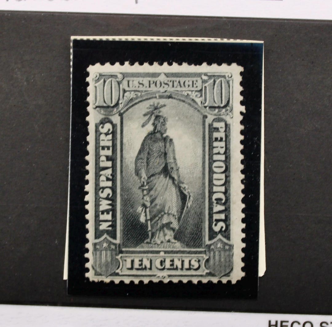 Old US Stamp, 1875 Newspaper and Periodical Stamp, Scott #PR15, Mint ...