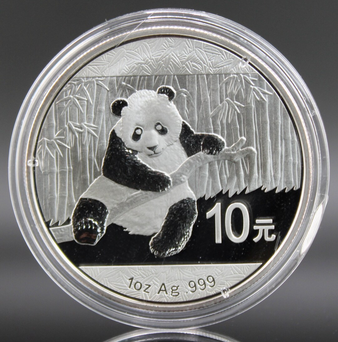 2014 China PANDA With BAMBOO, Temple of Heaven, 10 Yuan 1 Oz .999 Pure ...