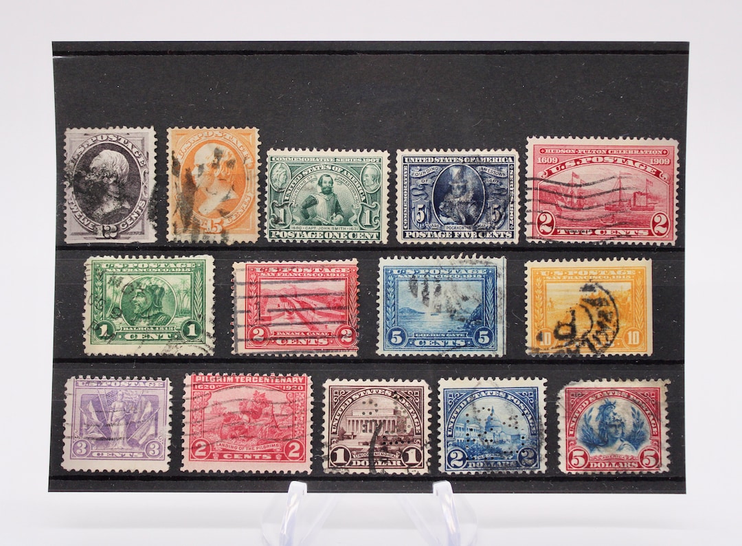 Old US Stamps, 1870 - 1922 Mixed Collection of Valuable Used Stamps ...